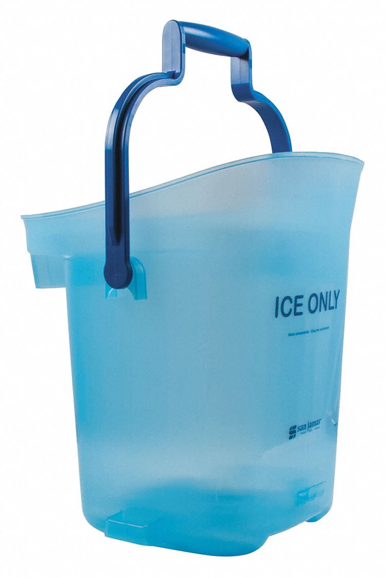 San Jamar Ice Tote, Blue, 16"H, 13-1/4"D, Plastic SILD6000 - Walmart.com