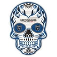 San Jose Earthquakes 12" Sugar Skull Sign - Walmart.com