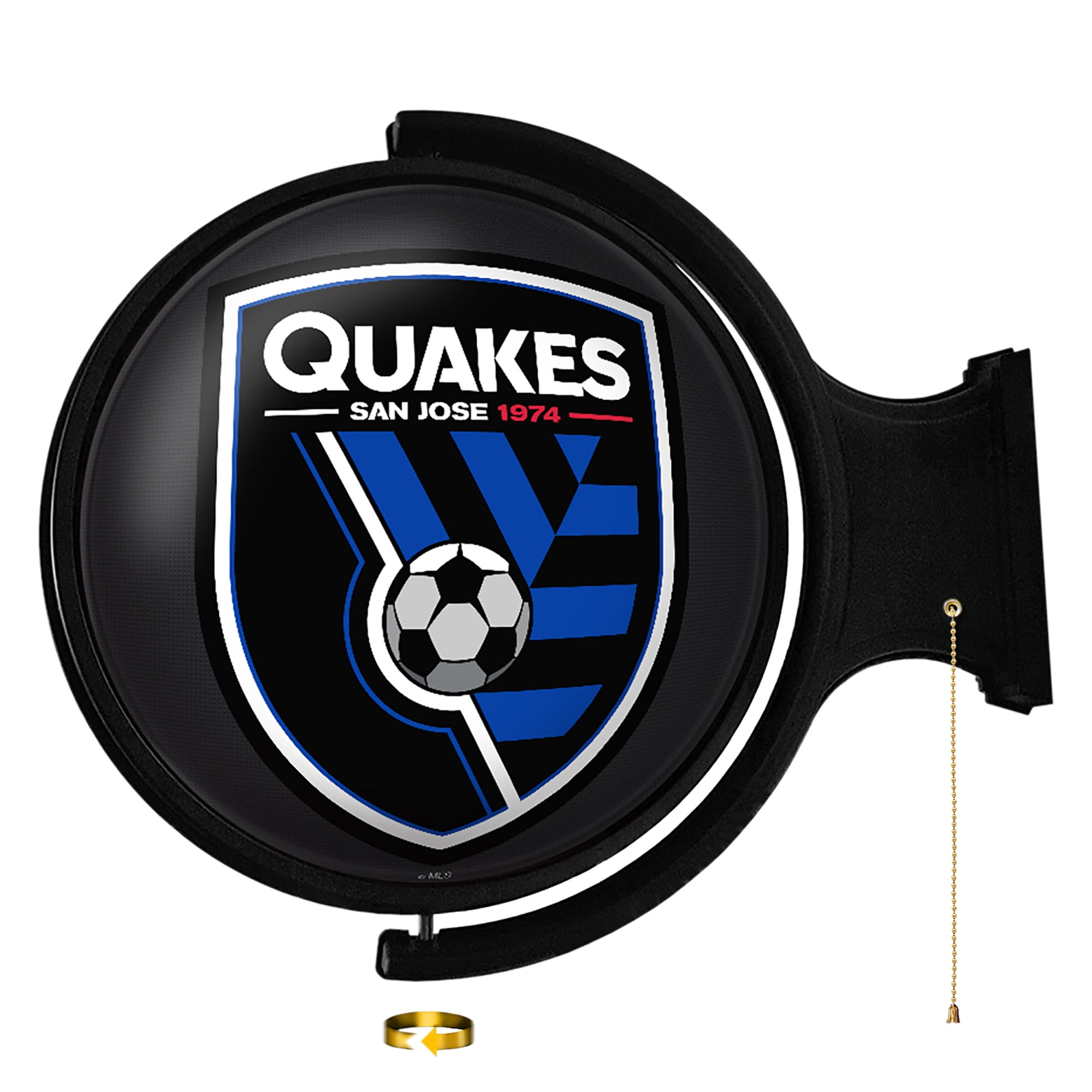 San Jose Earthquakes 21'' x 23'' Rotating Lighted Wall Sign - Walmart.com