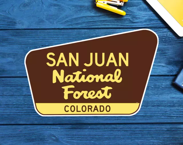 San Juan National Forest Decal Sticker Colorado Phone Decal Water ...