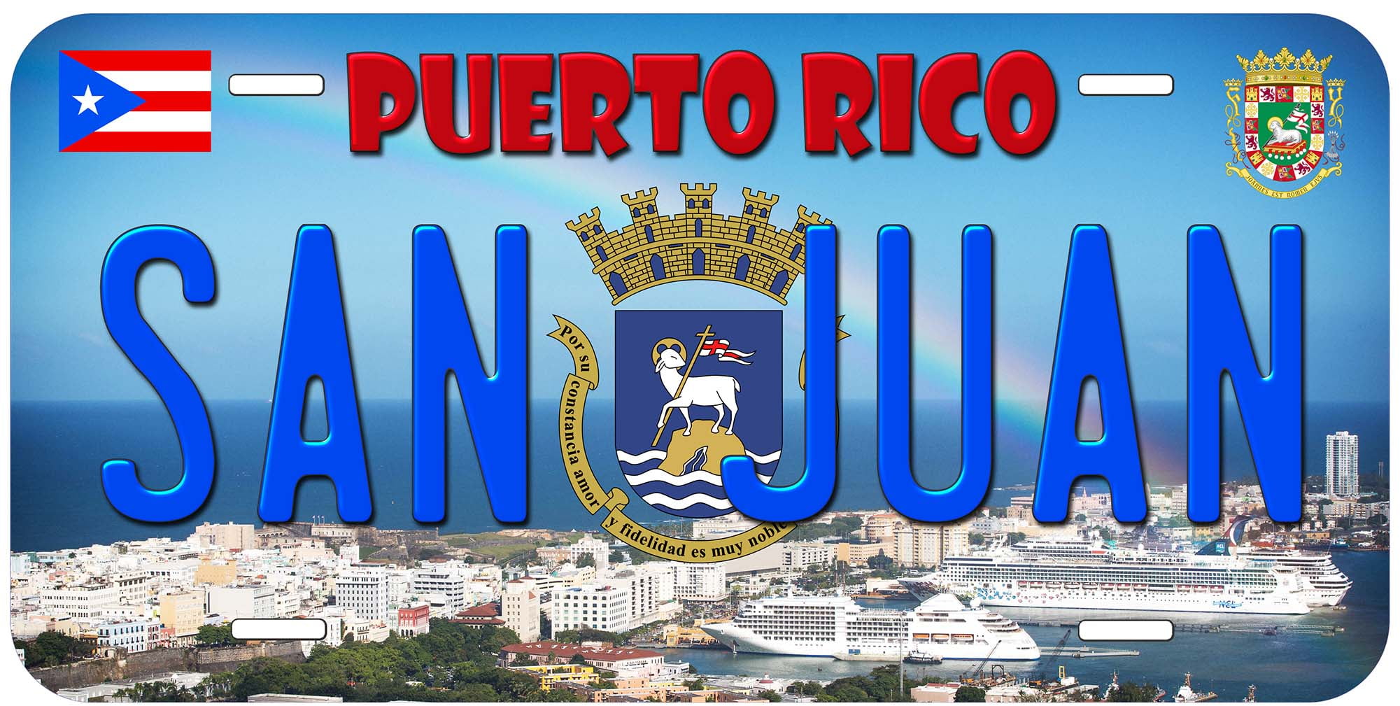Puerto Rico License Plate