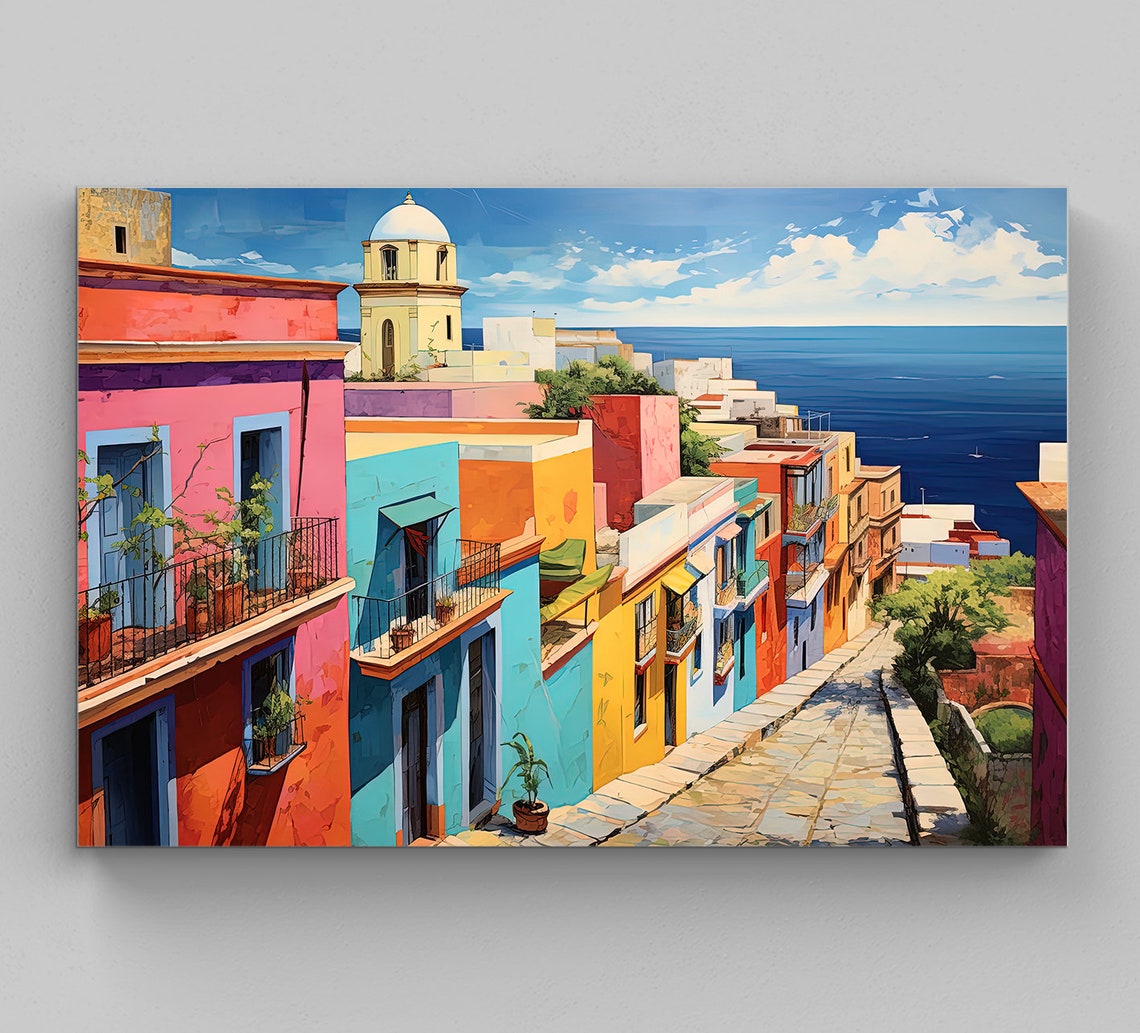 San Juan Wall Art, Large Canvas Print, San Juan Poster, San Juan ...