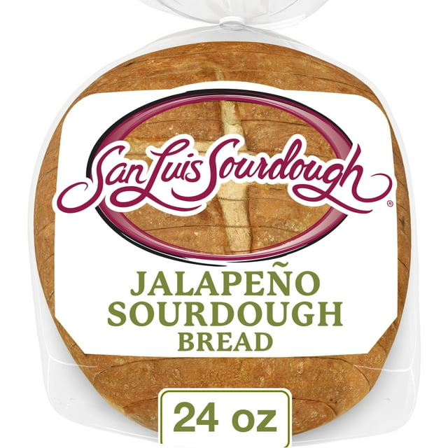 San Luis Non-GMO Jalapeno Sourdough Loaf Bread, 24 oz Bag - Walmart.com