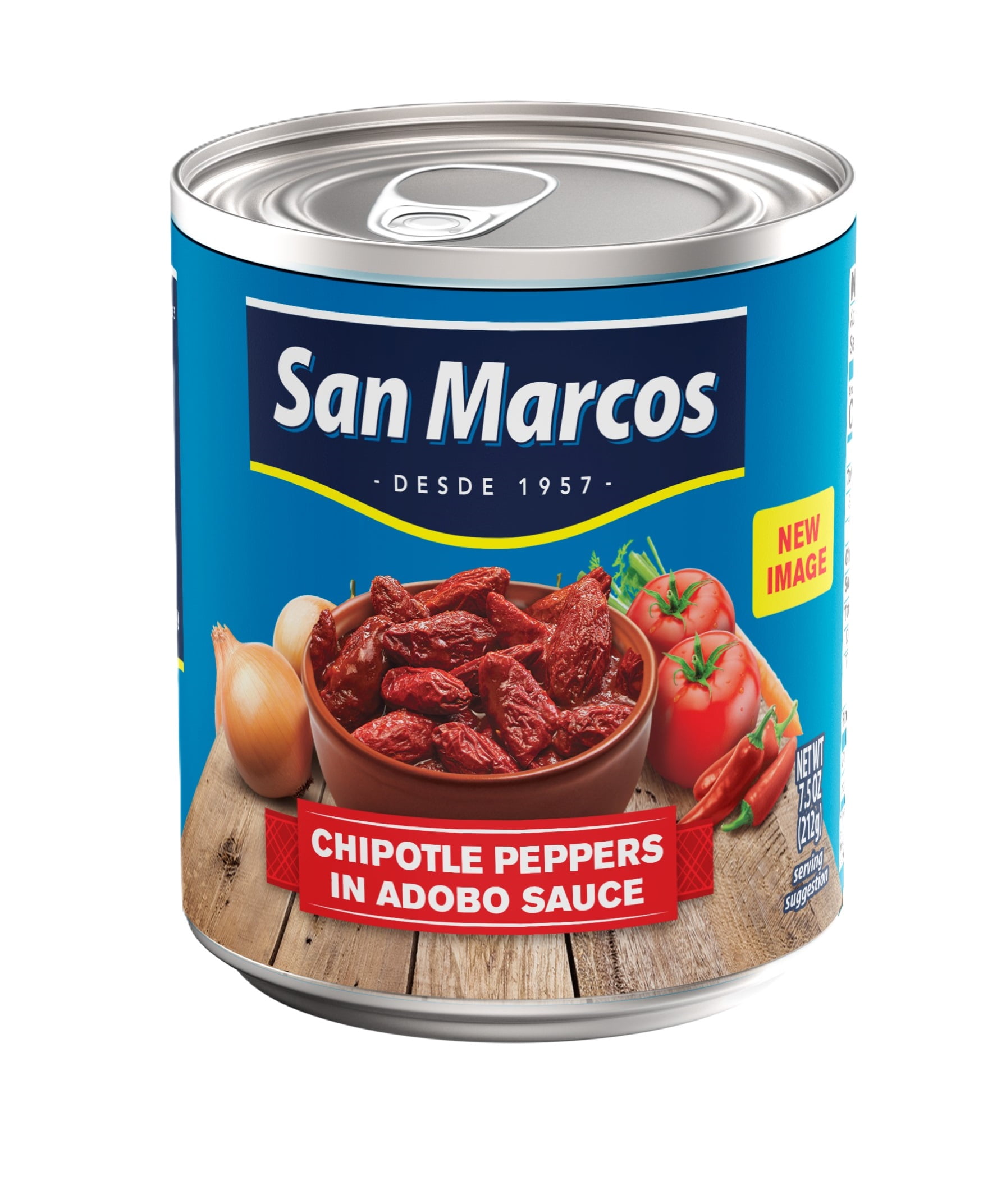 San Marcos Peppers Chipotle, 7.5 oz Can - Walmart.com