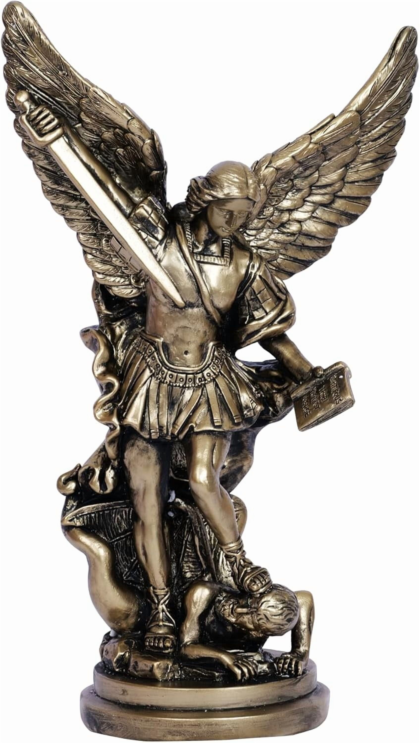 San Miguel Arcangel Statue 12inch St Michael Statue Saint Archangel ...