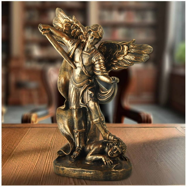 7.48 Inch San Miguel Archangel Statue - St Michael The Archangel ...