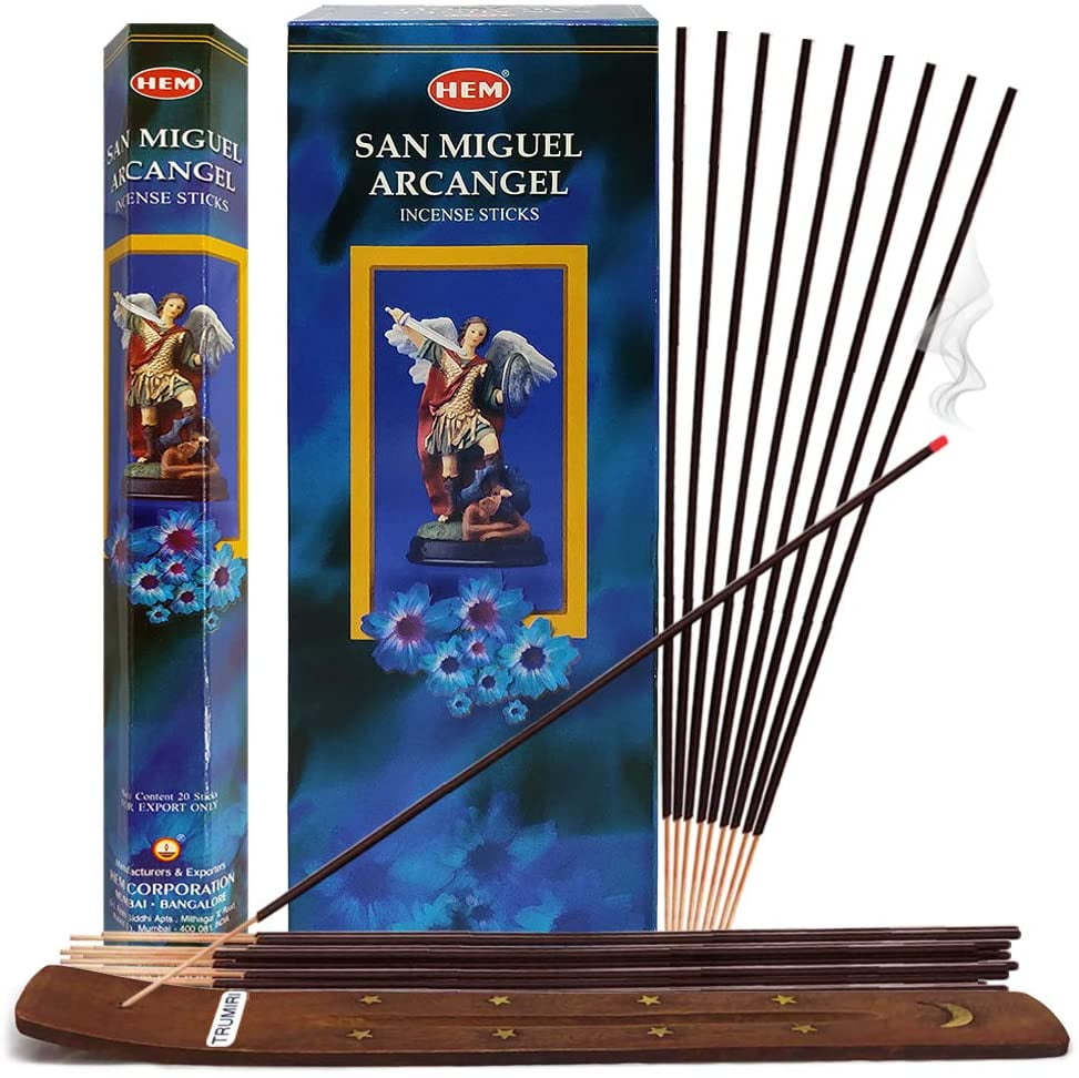 Trumiri San Miguel Incense Sticks Bundle, Hem Aromatic Incenses, Holder ...