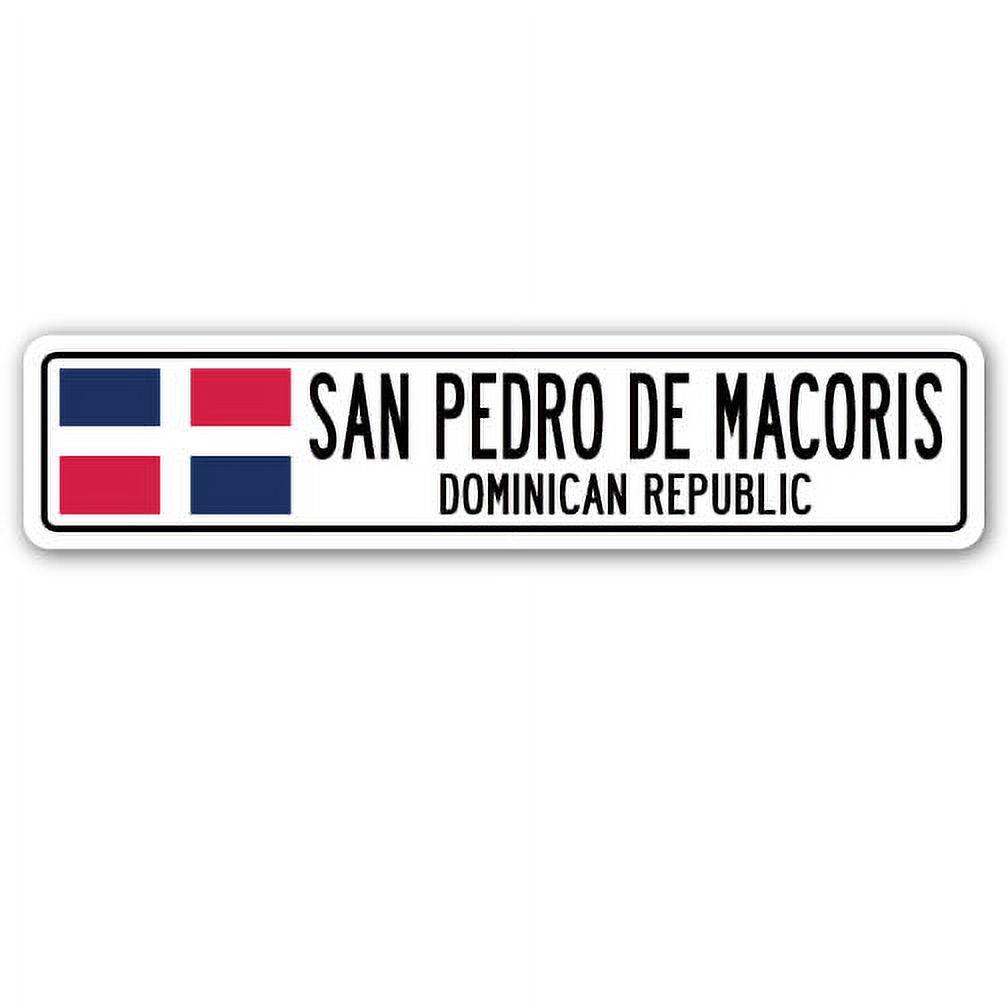 San Pedro De Macoris Dominican Republic Street [3 Pack] of Vinyl Decal ...