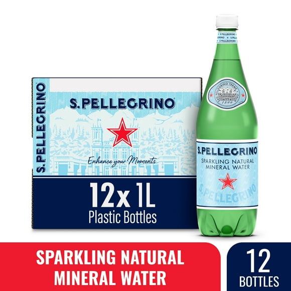 San Pellegrino Water Glass Bottles