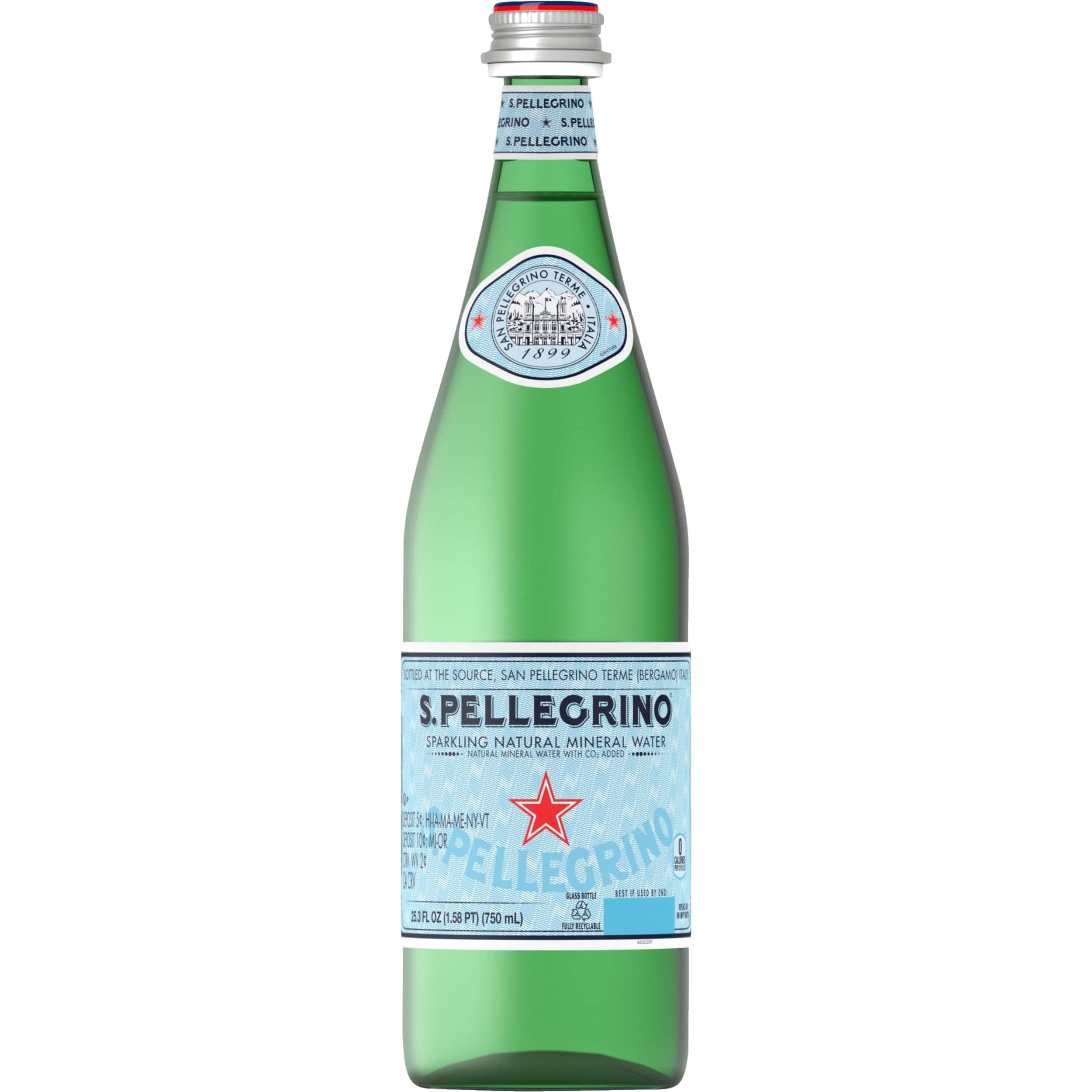 San Pellegrino Sparkling Mineral Water 750 Ml - Pack Of 12 - Walmart ...