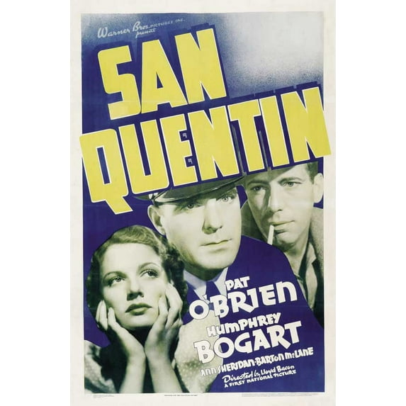 San Quentin - movie POSTER (Style E) (27" x 40") (1937) - Walmart.com