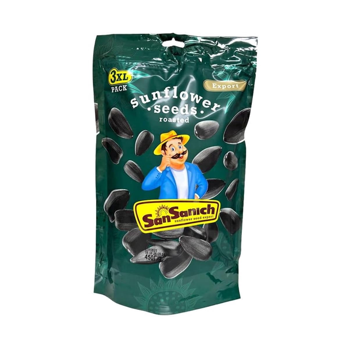 San Sanich Roasted Green Sunflowers Seeds - Dried, Lightly Salted ...