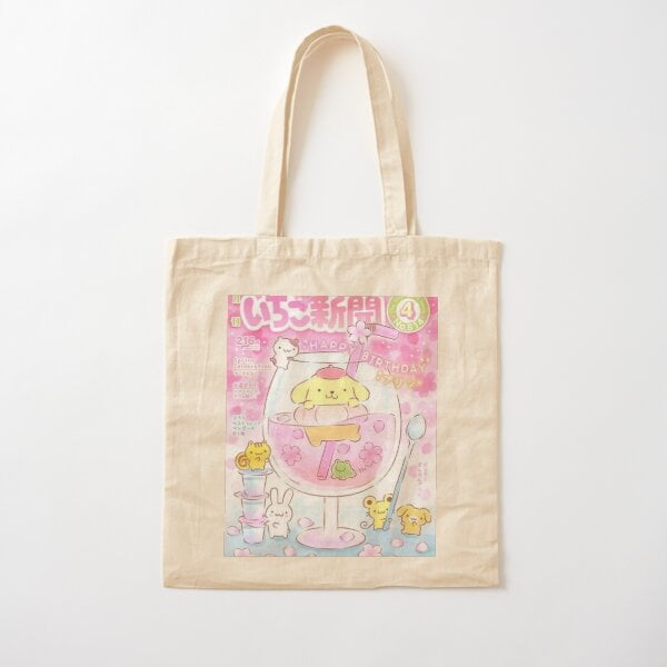 Cute Cartoon Poster Cotton Tote Bag Canvas Tote Bag, Family Gift For ...