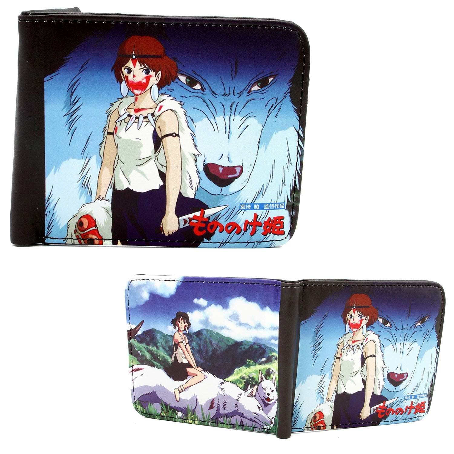 San and Moro - Princess Mononoke 4x5" Bi-Fold Wallet - Walmart.com