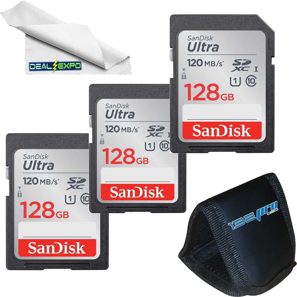 SanDisk 128GB Ultra SDXC UHS-I Memory Card - 120MB/s, C10, U1, Full HD ...