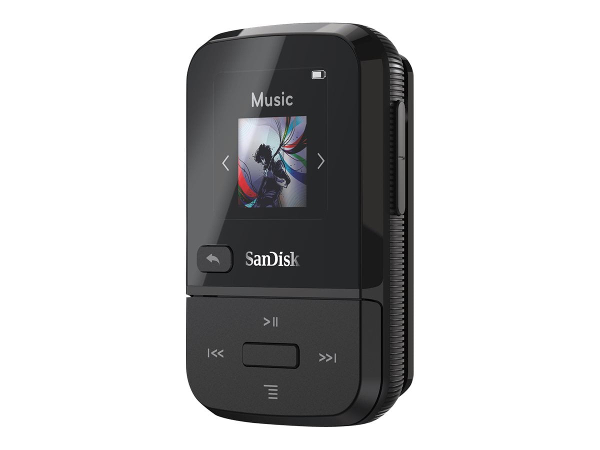 SanDisk 16GB Clip Sport Go Wearable MP3 Player (Black) - Walmart ...