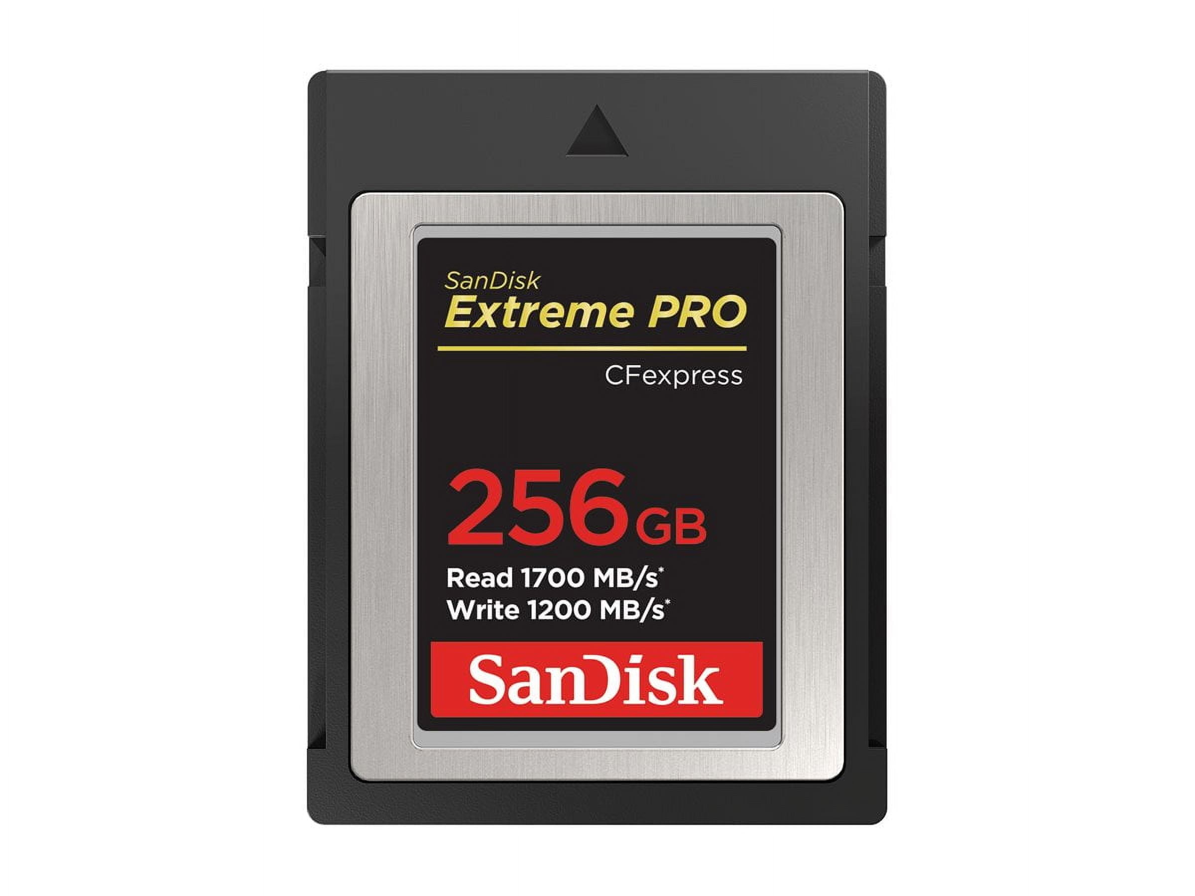 SanDisk Extreme Pro - Flash memory card - 256 GB - CFexpress - Walmart ...