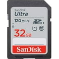 SanDisk 32GB Ultra SDHC UHS-I Memory Card, 120MB/s Speed, C10 U1, Full ...