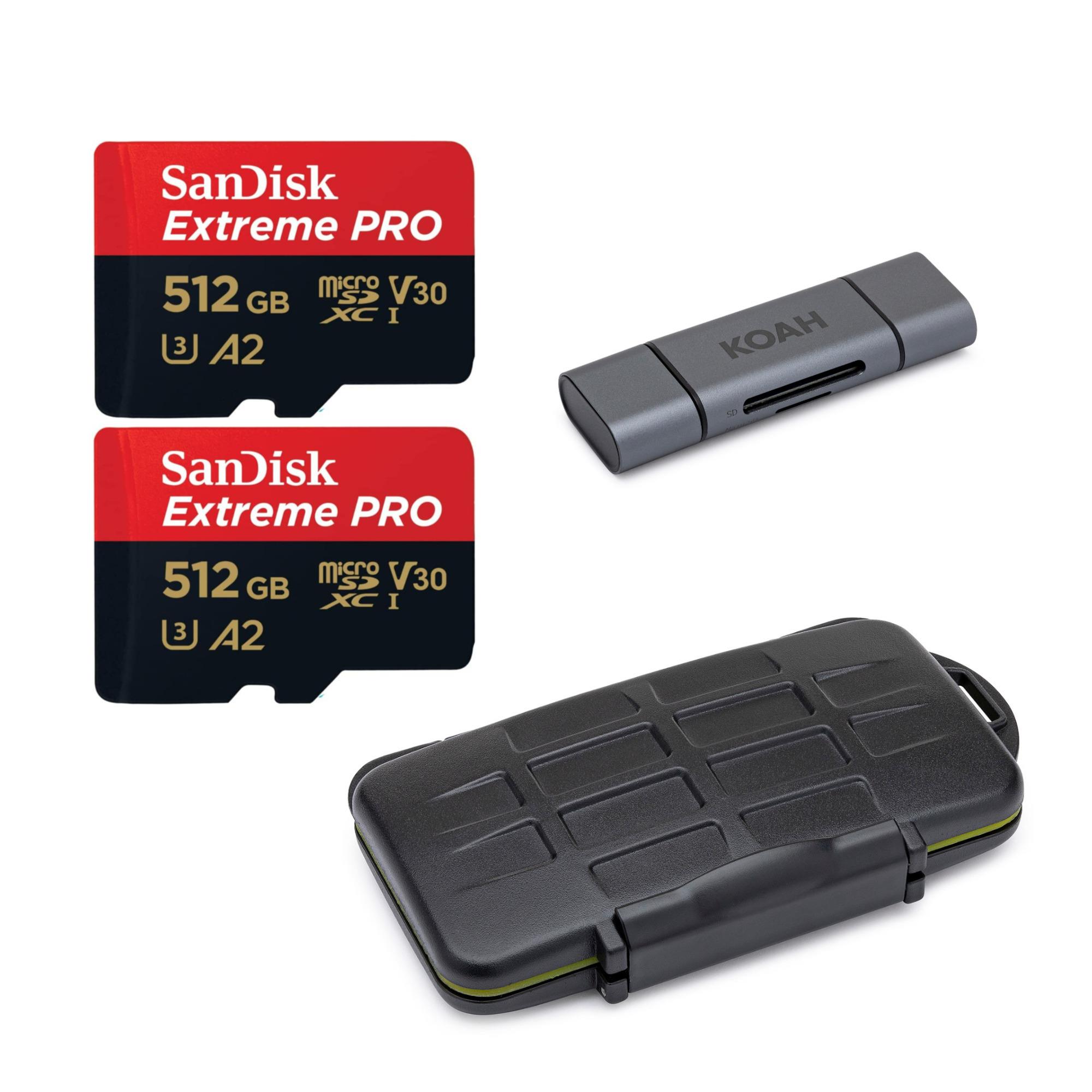 SanDisk 512GB Extreme Pro 200MB/s Read and 140MB/s Write microSD Cards ...