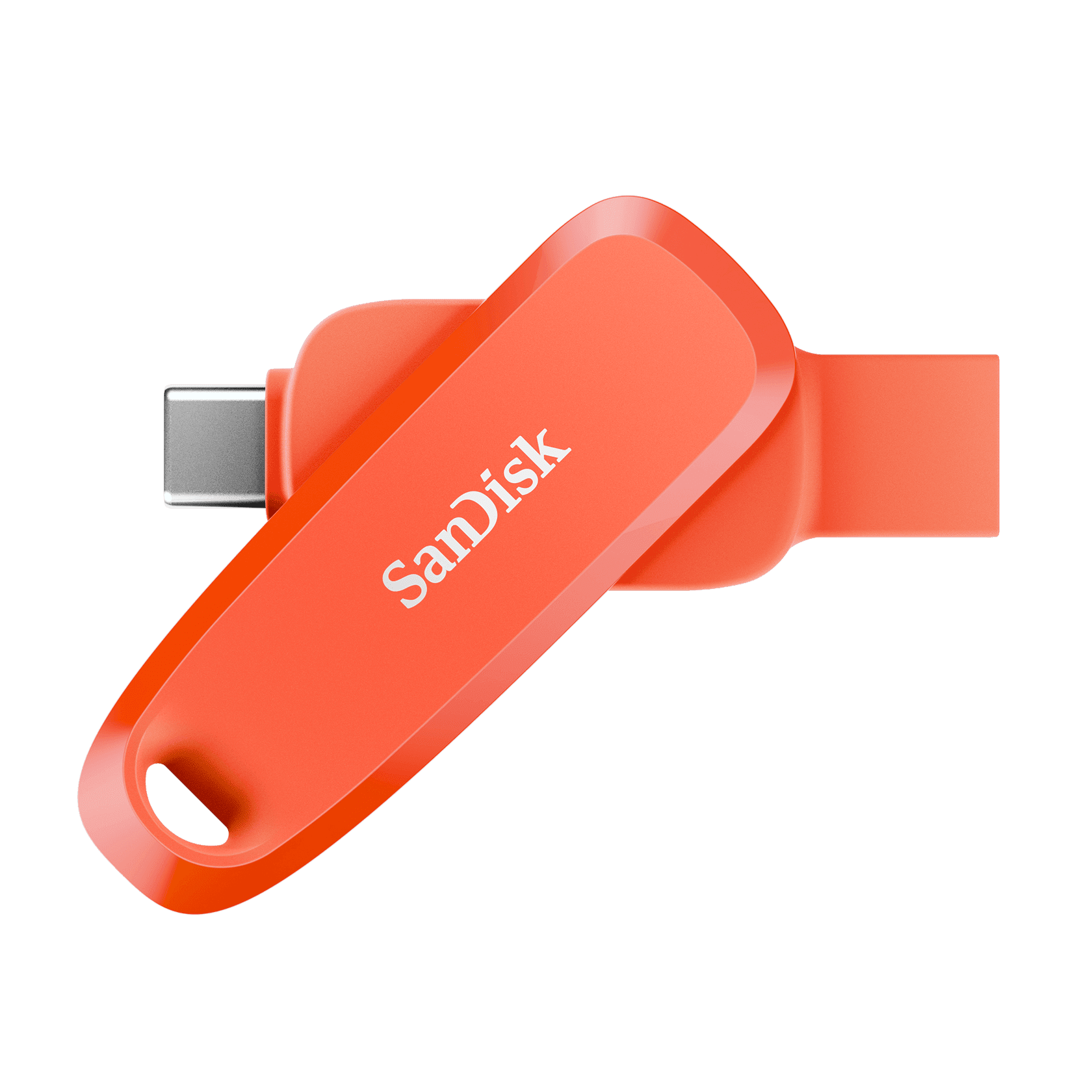 SanDisk 64GB Phone Drive, USB Type-C and Type-A, Nasturium Orange, Fast ...