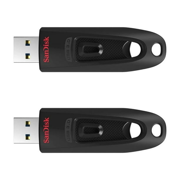 SanDisk Ultra 64GB USB 3.0 Flash Drive - 2 Pack High-Speed Memory Stick ...