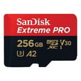 SanDisk 256GB Extreme Pro SD MicroSDXC UHS-I Memory Card - MicroSD ...