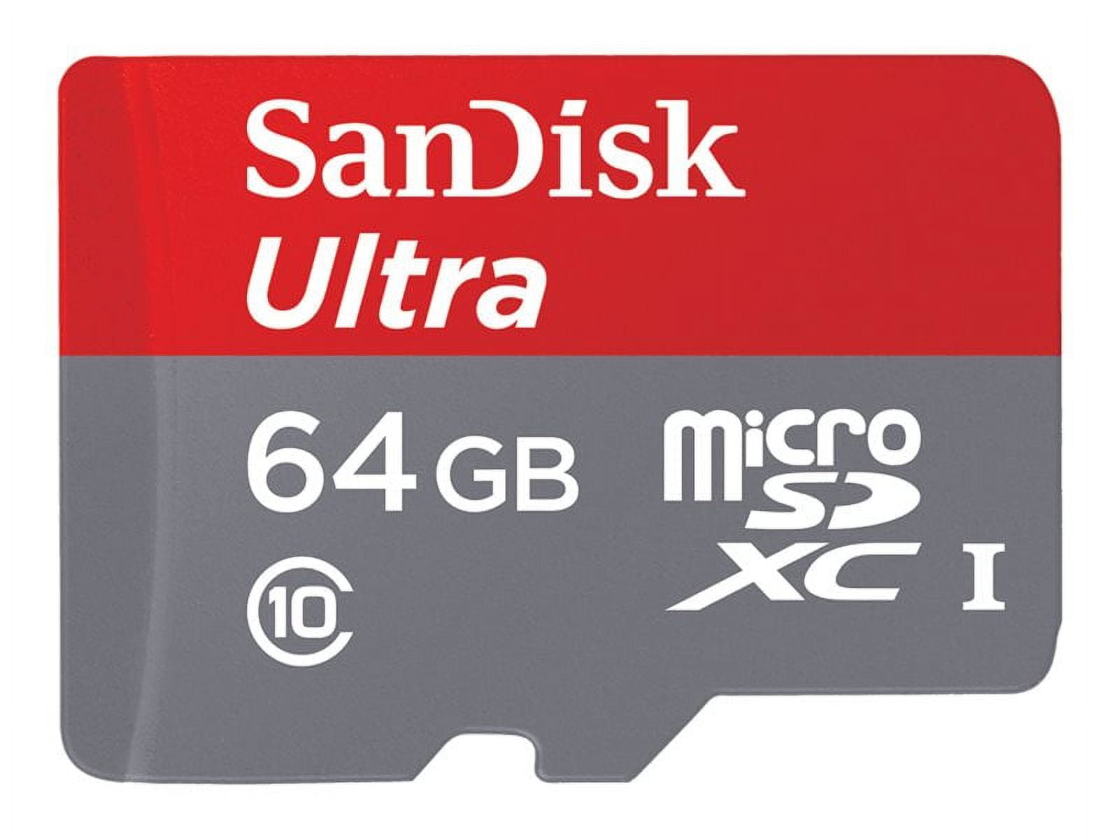 SanDisk Ultra High Speed 64GB microSDXC UHS-I Memory Card - Walmart ...