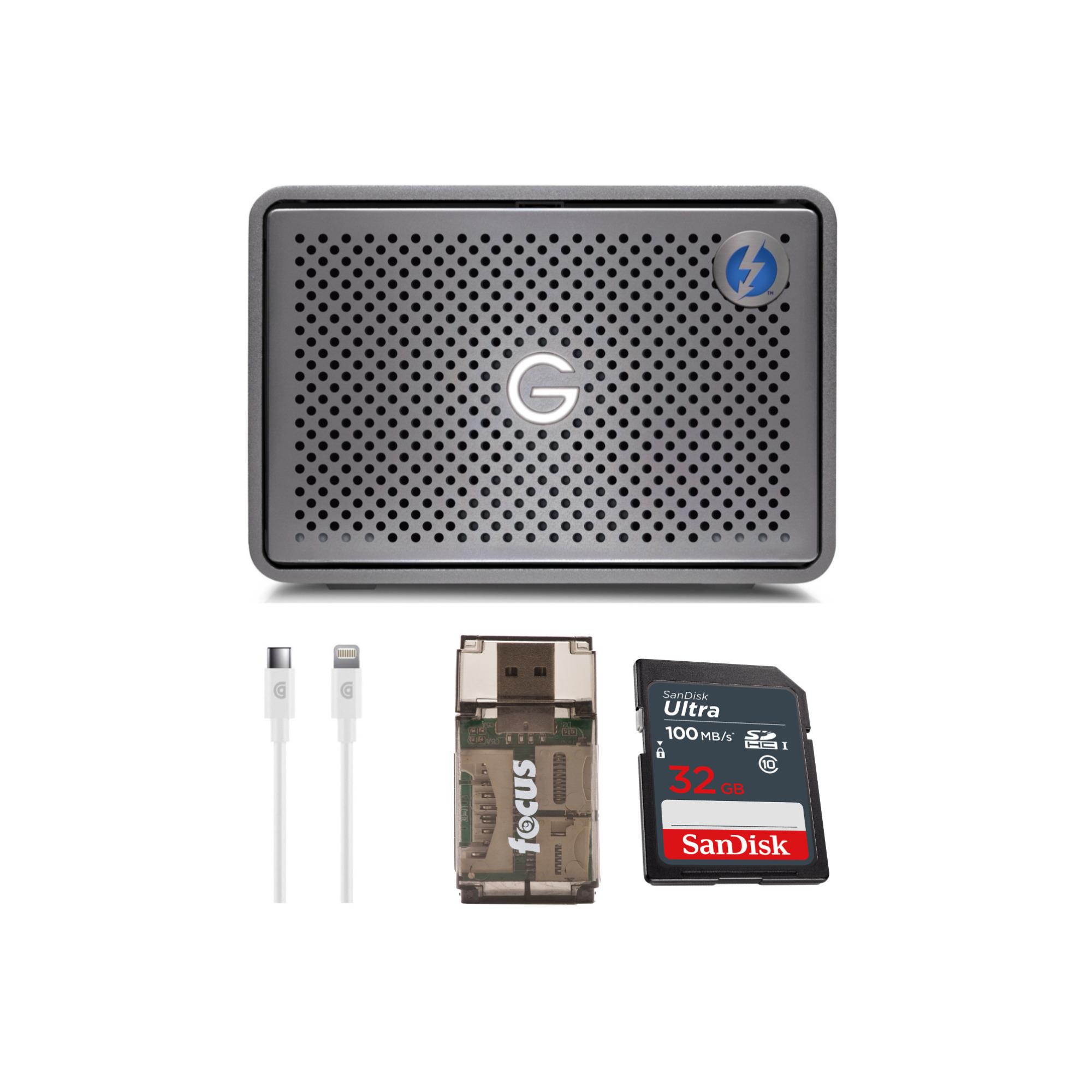 SanDisk Professional 36TB G-RAID 2 Drive w/Memory Card, Reader ...