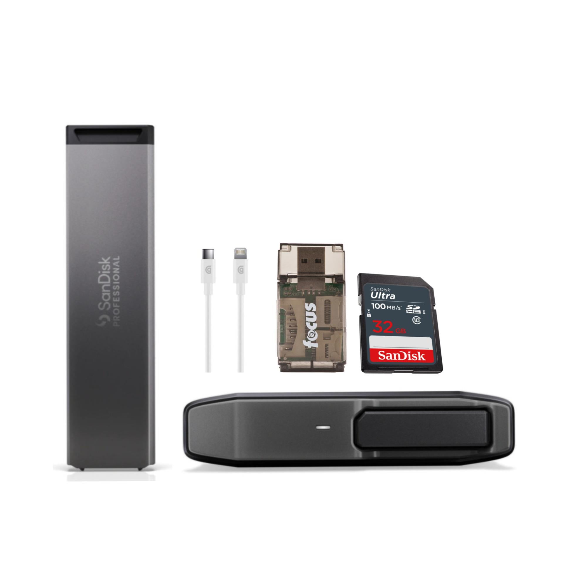SanDisk Professional Pro-Blade Transport 2TB Hard Drives with SD Card ...