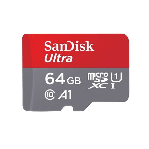 SanDisk Ultra 64GB MicroSDXC Memory Card, Class 10, A1, Full HD Video ...