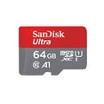 SanDisk Ultra Android microSDXC UHS-I Memory Card 64GB, Adapter, A1 ...