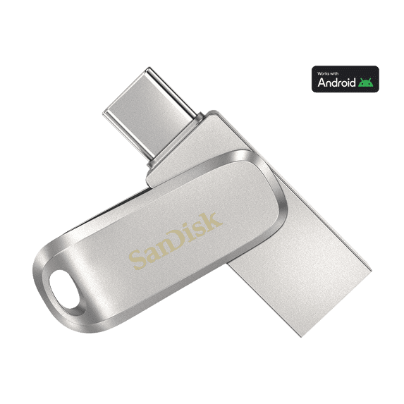 SanDisk 256GB Ultra Dual Drive Luxe, USB Type-C and Type-A, 150MB/s ...