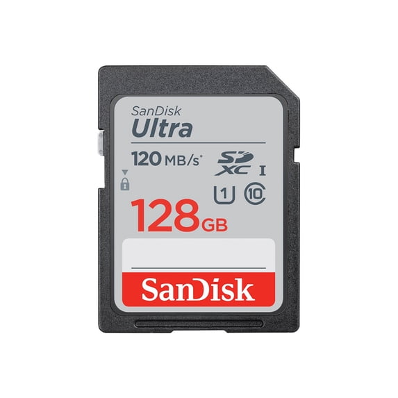 SanDisk 128GB Ultra UHS-I SDXC Memory Card - Class 10, 120MBs ...