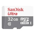 SanDisk Ultra - Flash memory card - 32 GB - UHS-I / Class10 - microSDHC UHS-I - Walmart.com