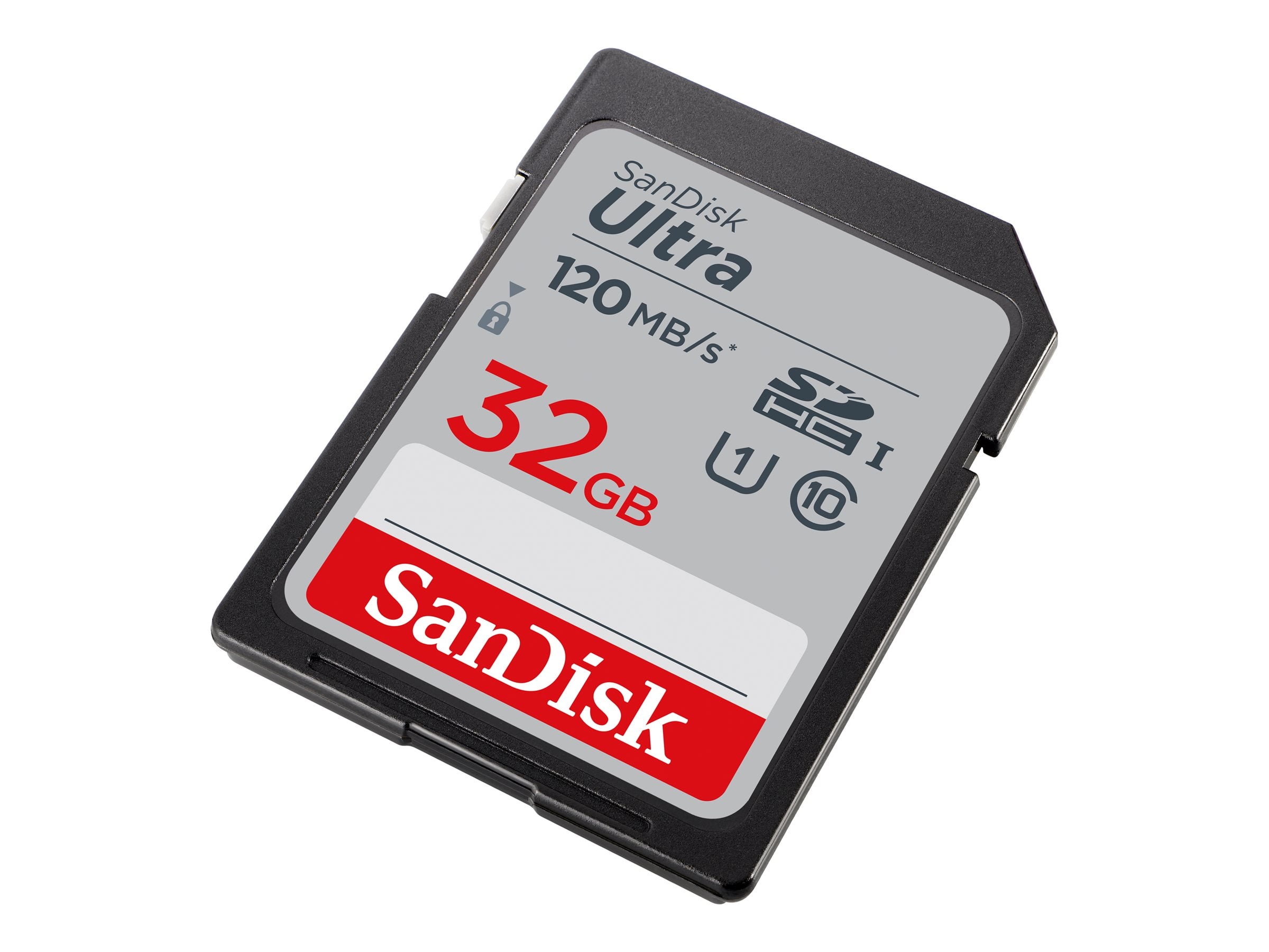 SanDisk Ultra - Flash memory card - 32 GB - UHS-I U1 / Class10 - SDHC UHS-I - Walmart.com