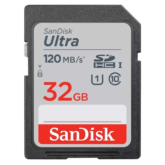 SanDisk Ultra SDHC UHS-I Memory Card, 32GB, Class 10, Compact Transfer ...