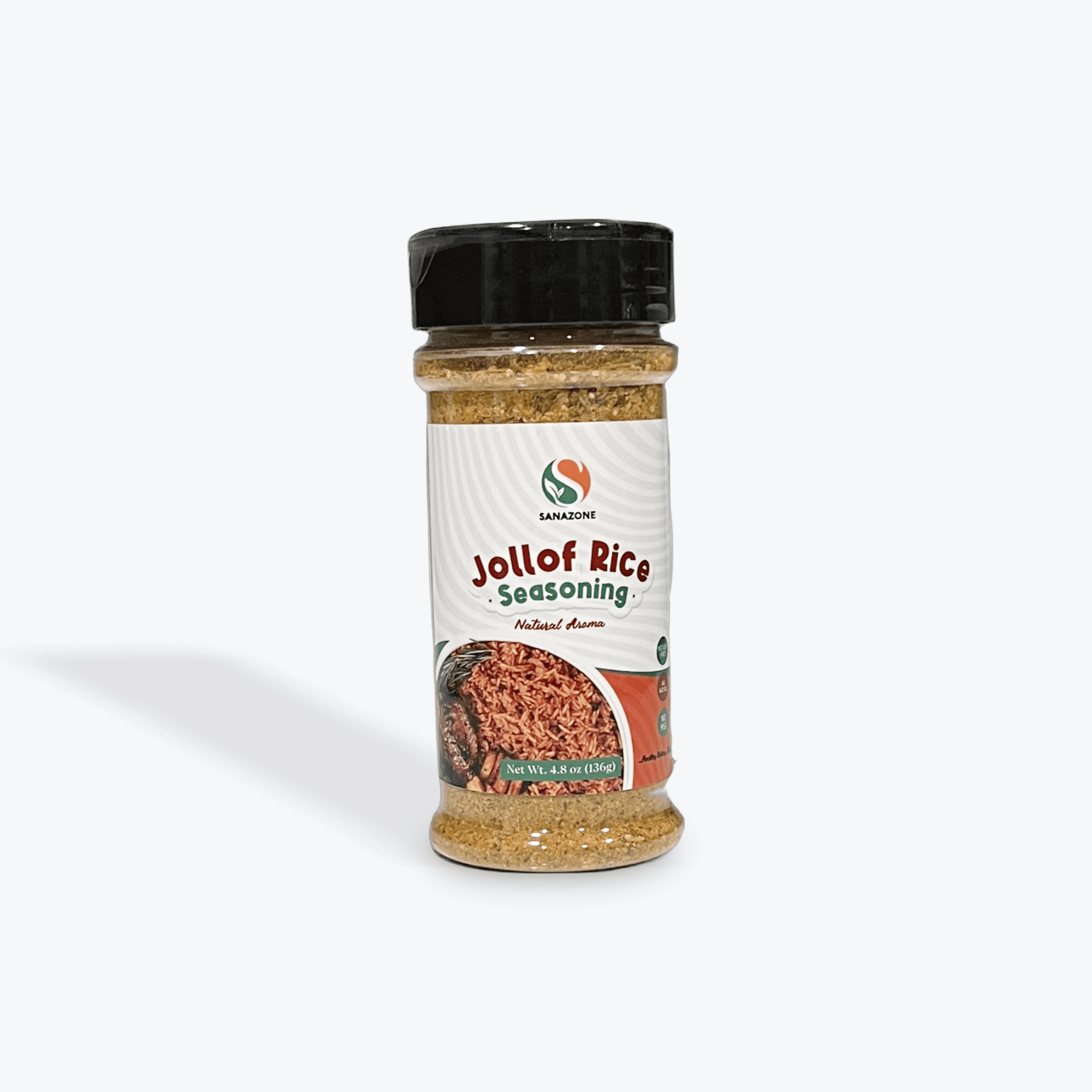 SanaZone Jollof Rice Seasoning 4.8oz All Natural Herbs and Spices, No ...