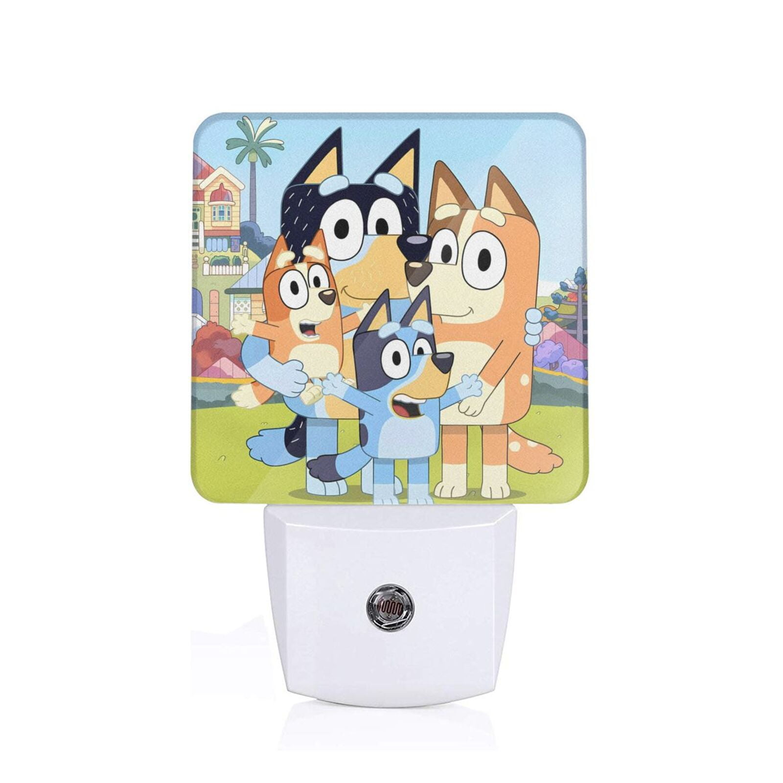 Sanaai Bluey LED Night Light with Dusk to Dawn Sensor - 0.5W Warm White ...