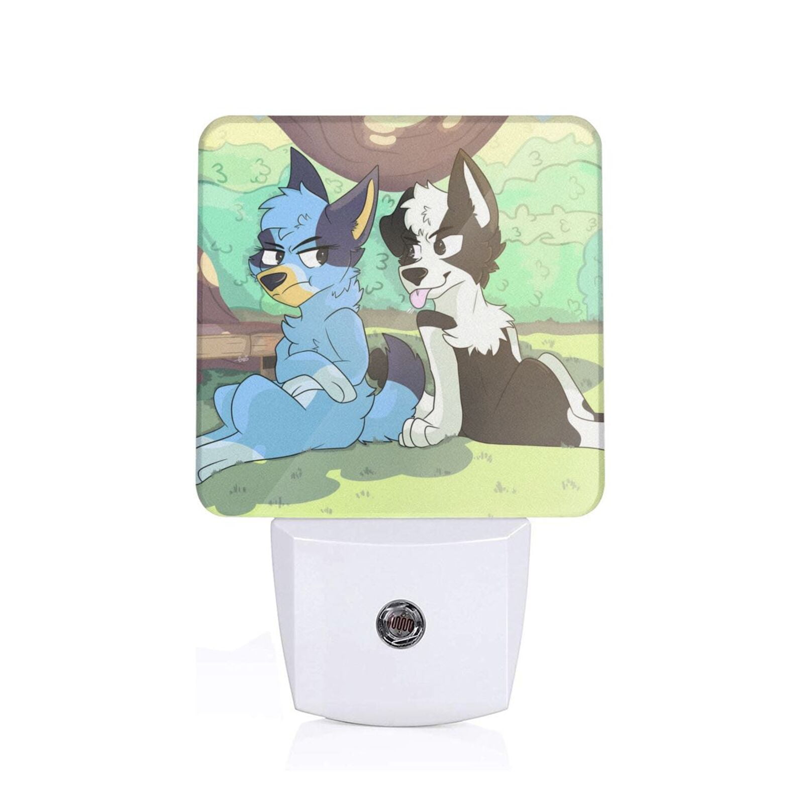 Sanaai Bluey LED Night Light with Dusk to Dawn Sensor - 0.5W Warm White ...