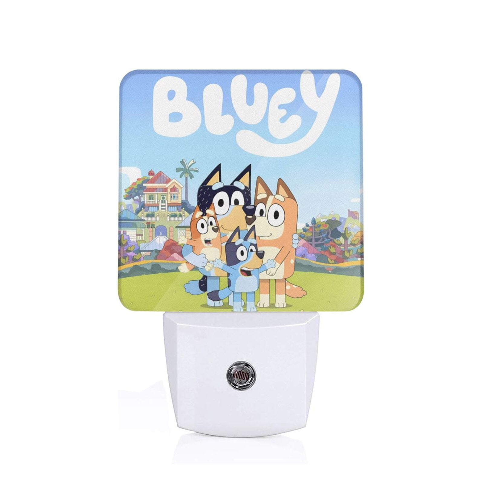 Sanaai Bluey LED Night Light with Dusk to Dawn Sensor - 0.5W Warm White ...