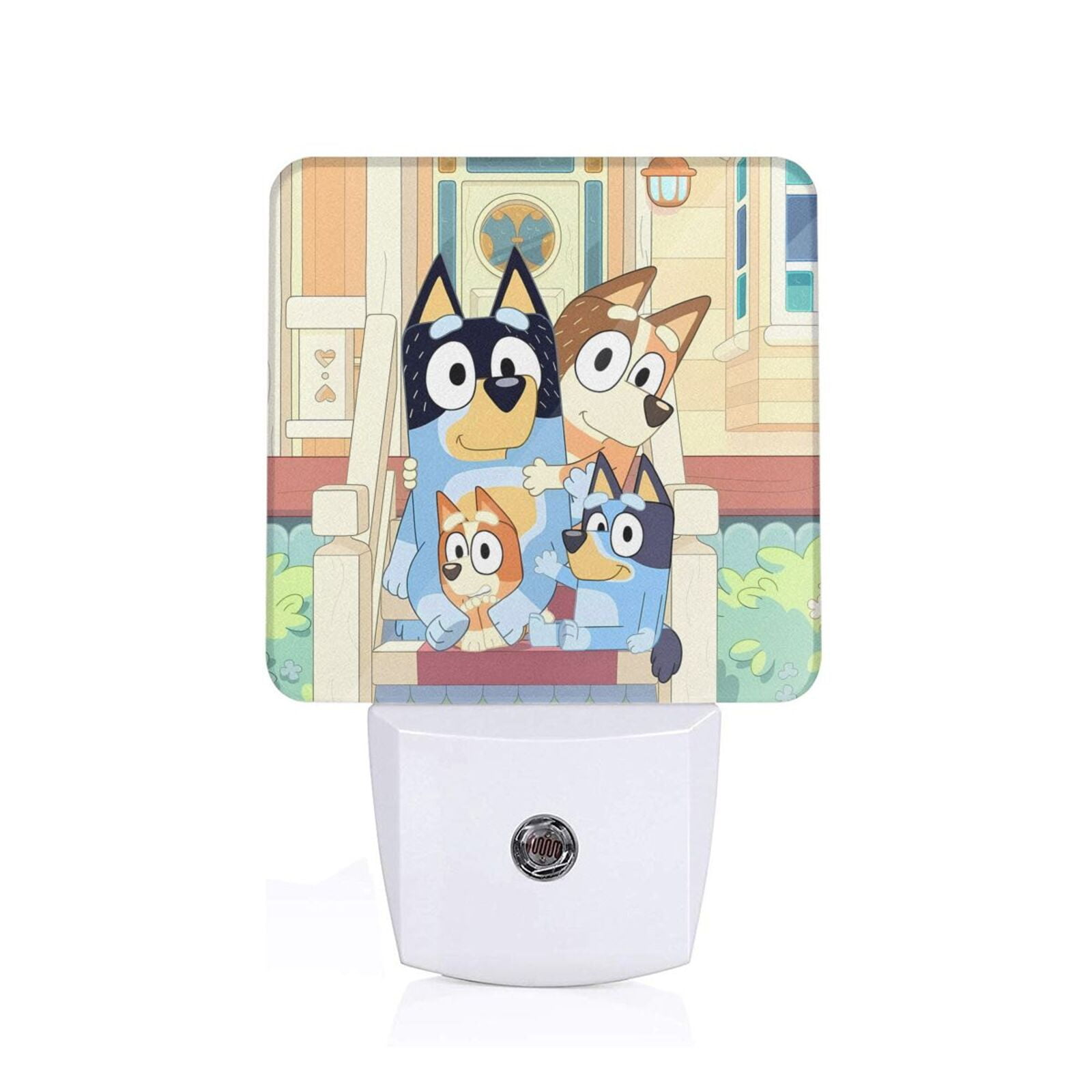 Sanaai Bluey LED Night Light with Dusk to Dawn Sensor - 0.5W Warm White ...