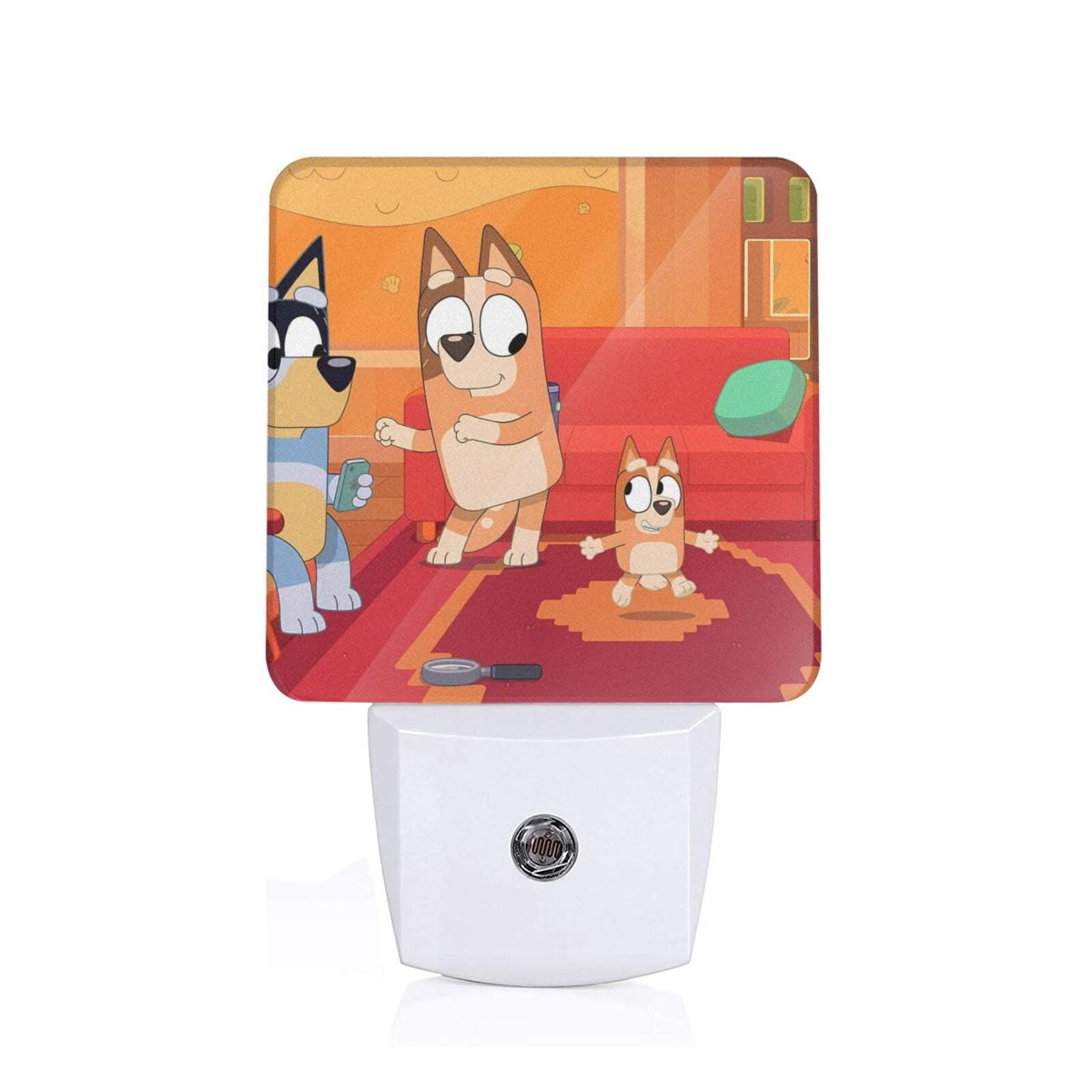 Sanaai Bluey LED Night Light with Dusk to Dawn Sensor - 0.5W Warm White ...