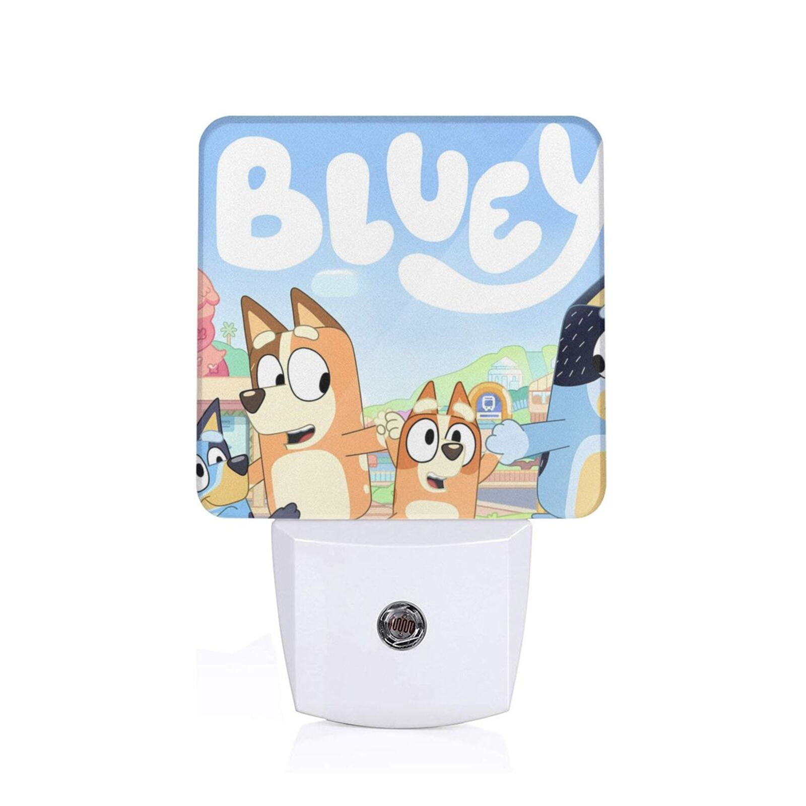 Sanaai Bluey LED Night Light with Dusk to Dawn Sensor - 0.5W Warm White ...