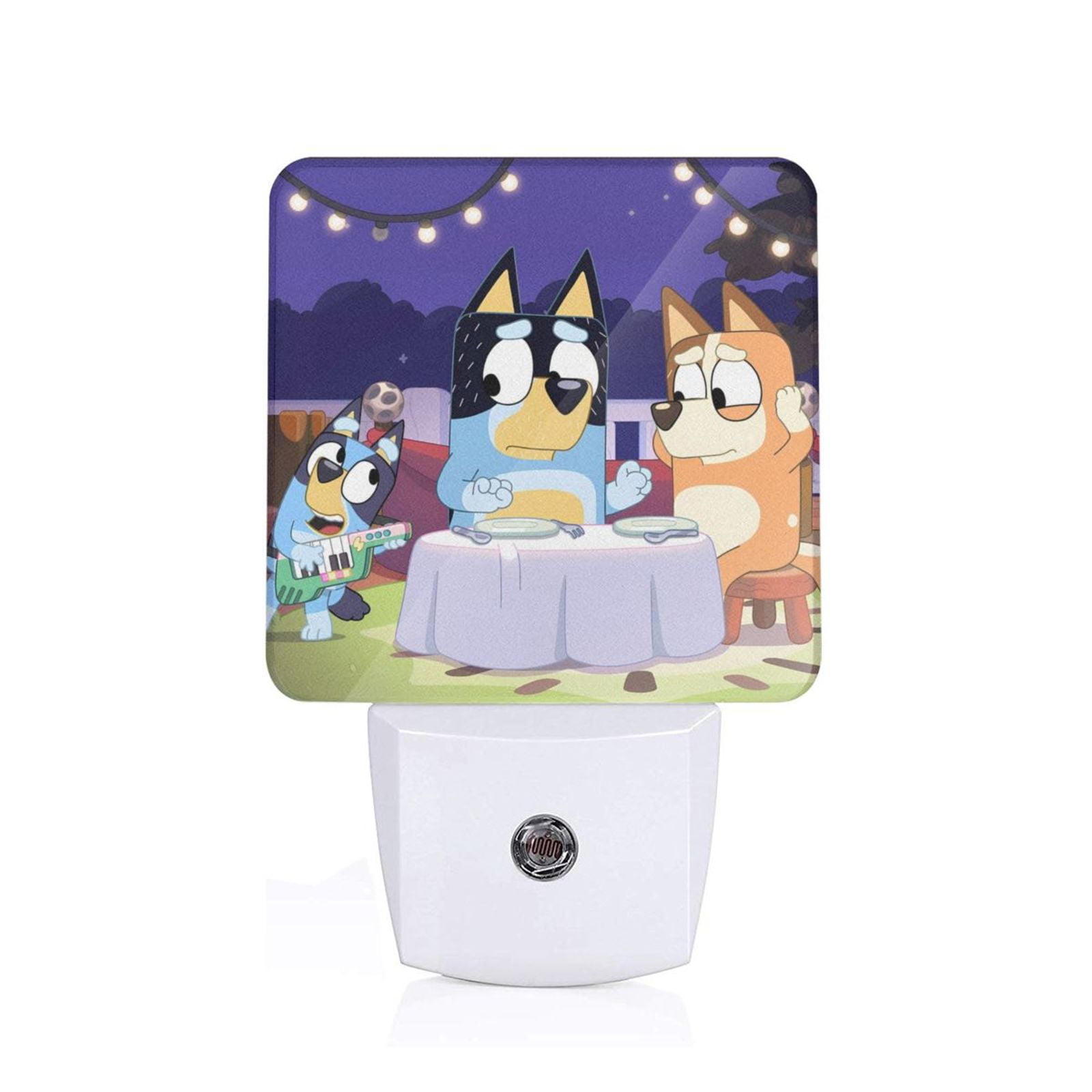 Sanaai Bluey LED Night Light with Dusk to Dawn Sensor - 0.5W Warm White ...
