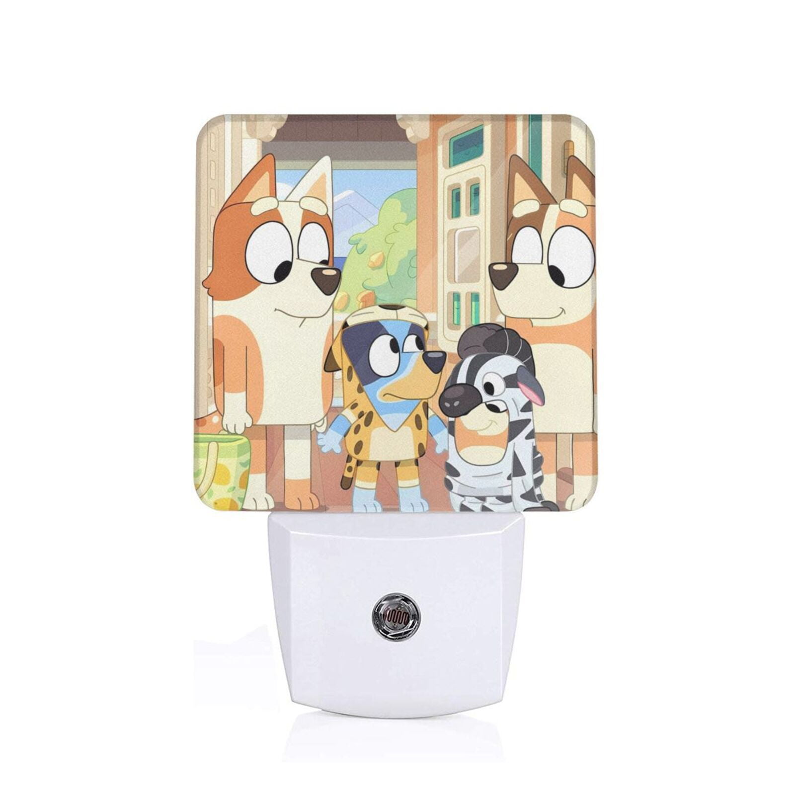 Sanaai Bluey LED Night Light with Dusk to Dawn Sensor - 0.5W Warm White ...