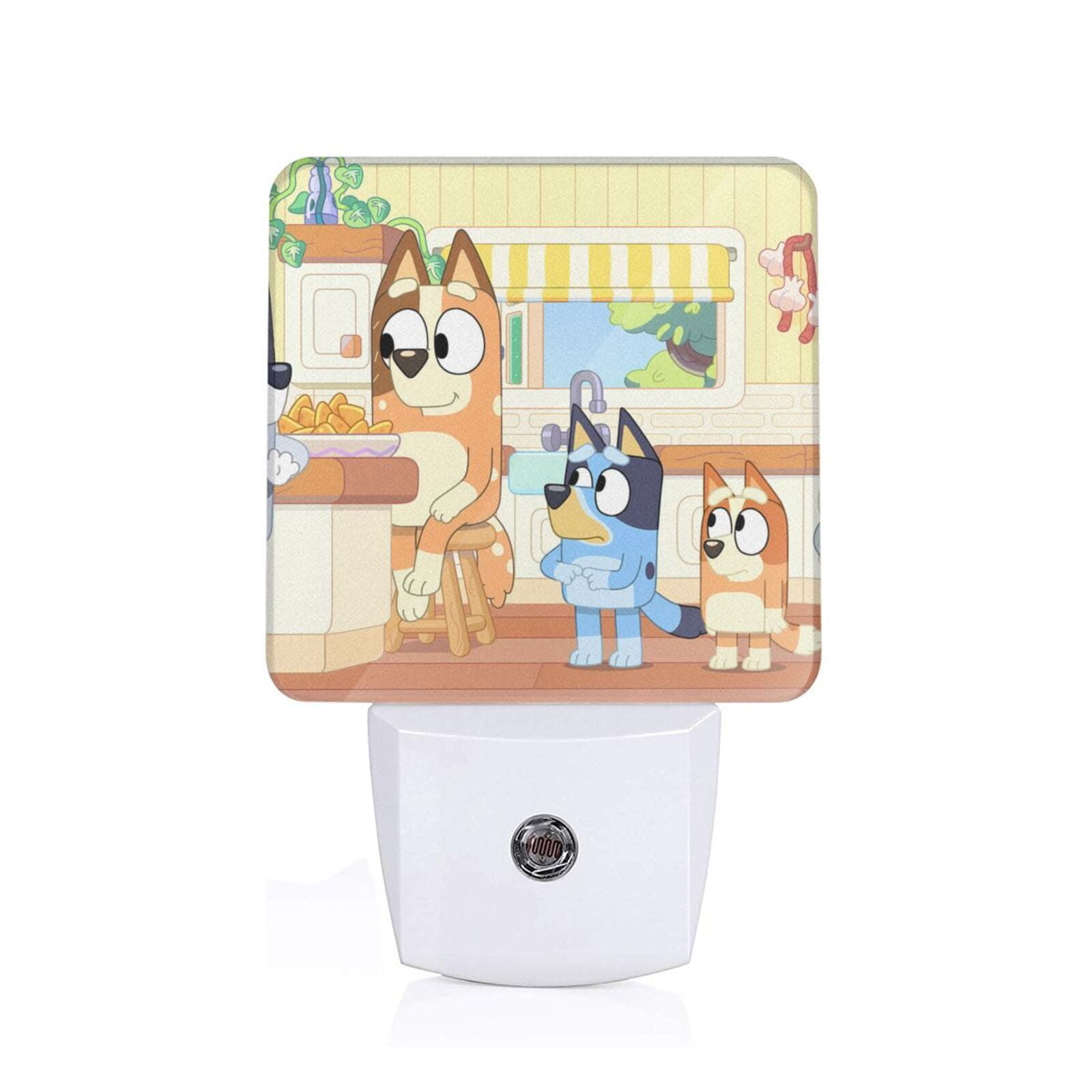 Sanaai Bluey LED Night Light with Dusk to Dawn Sensor - 0.5W Warm White ...