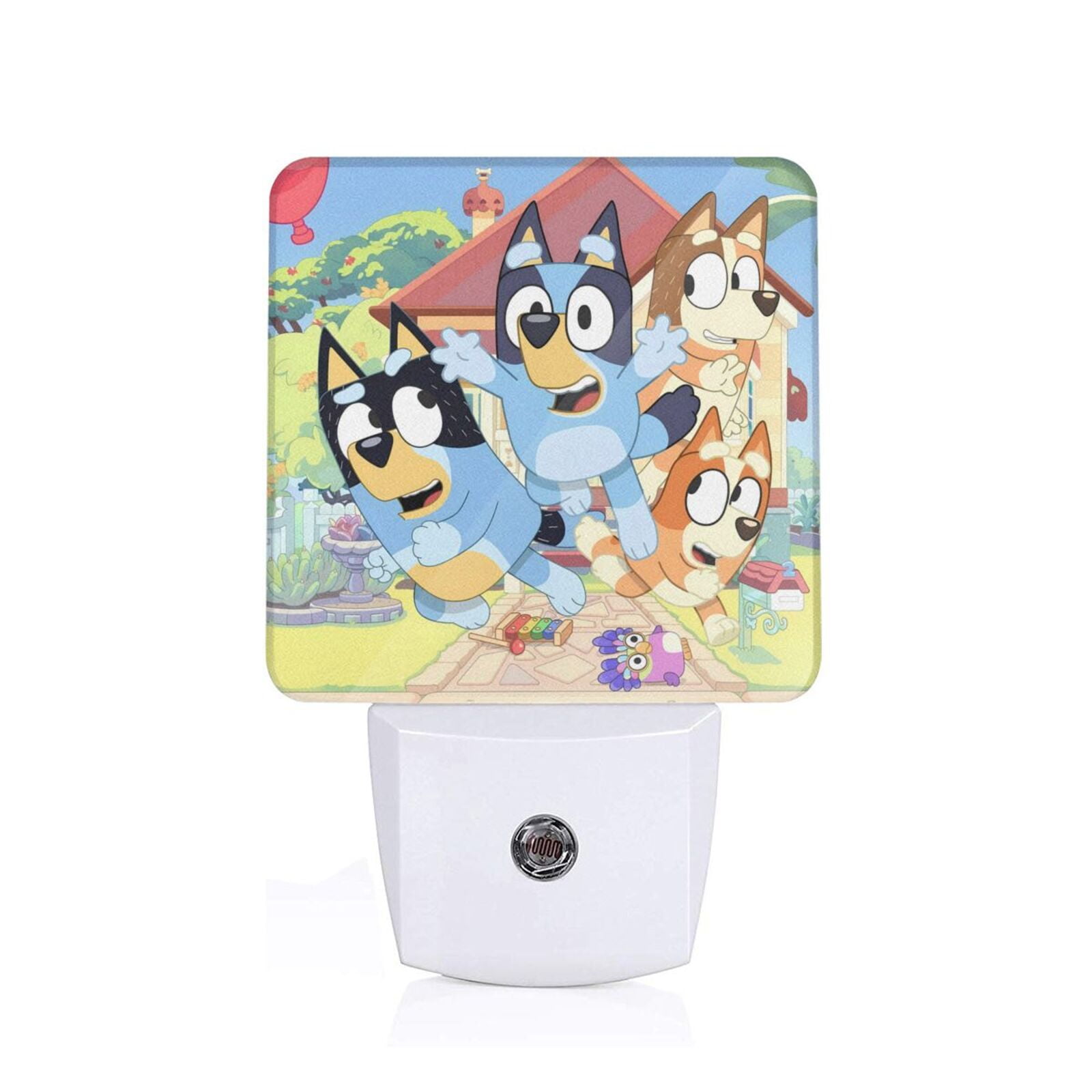 Sanaai Bluey LED Night Light with Dusk to Dawn Sensor - 0.5W Warm White ...