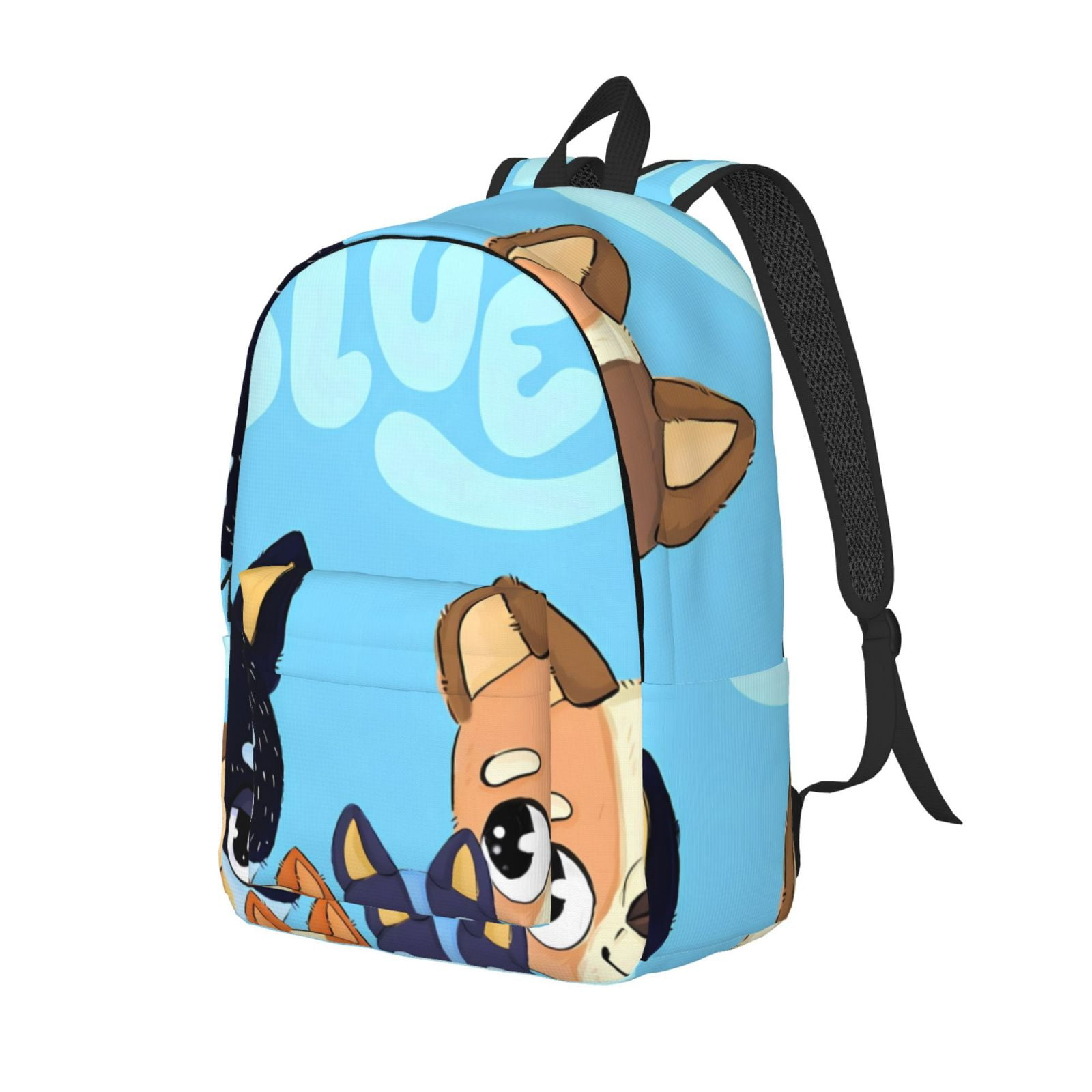 Sanaai Bluey Pattern Durable Canvas Daypack - High-Quality Vintage ...