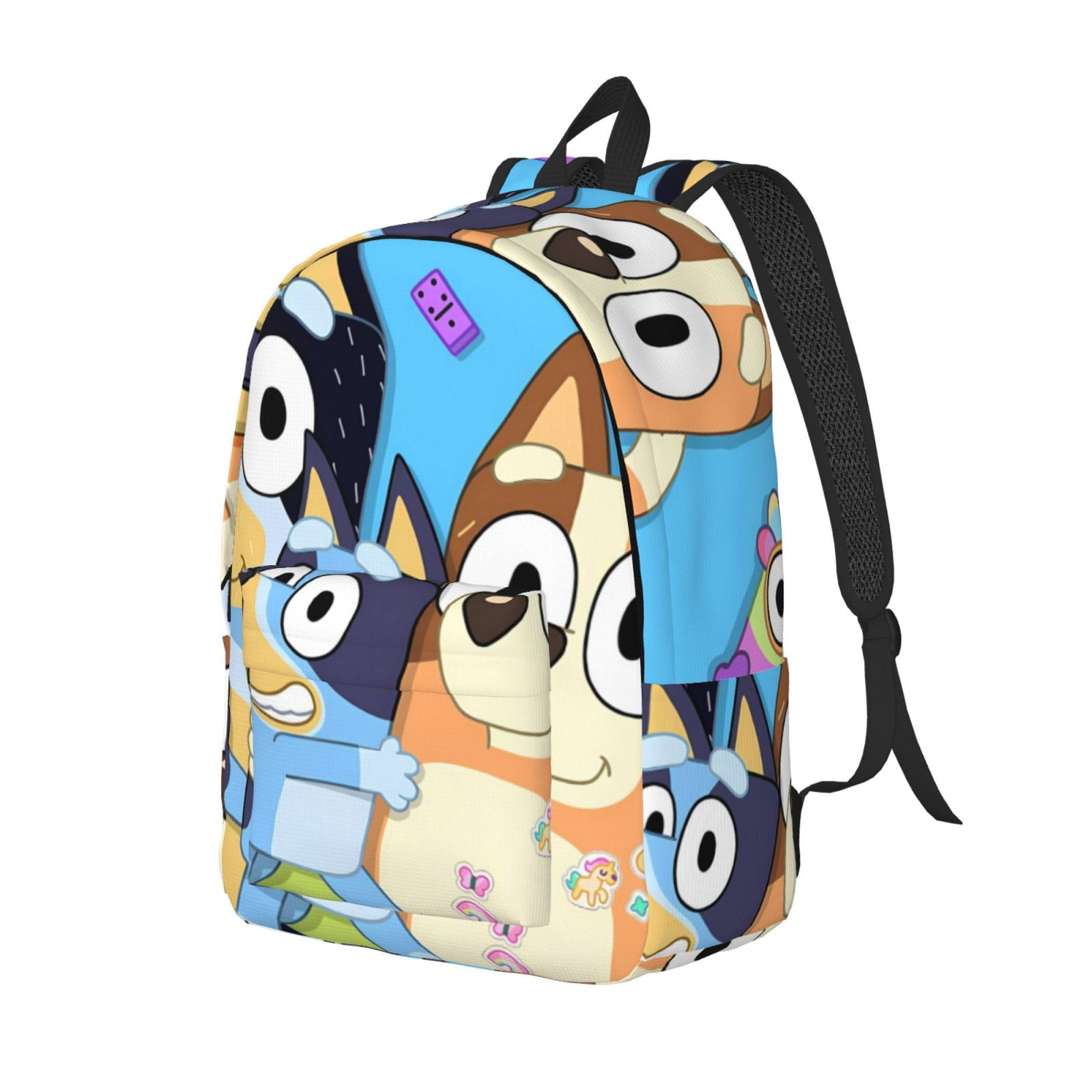 Sanaai Bluey Pattern Durable Canvas Daypack - High-Quality Vintage ...