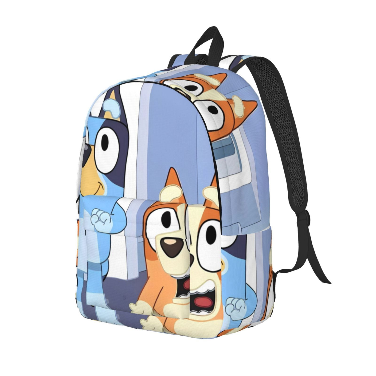 Sanaai Bluey Pattern Durable Canvas Daypack - High-Quality Vintage ...